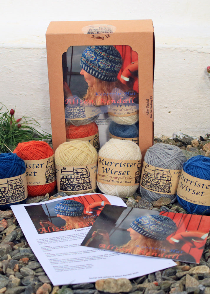 Shetland Keostrin Hat Knitting Kit – Scottish Textiles Showcase