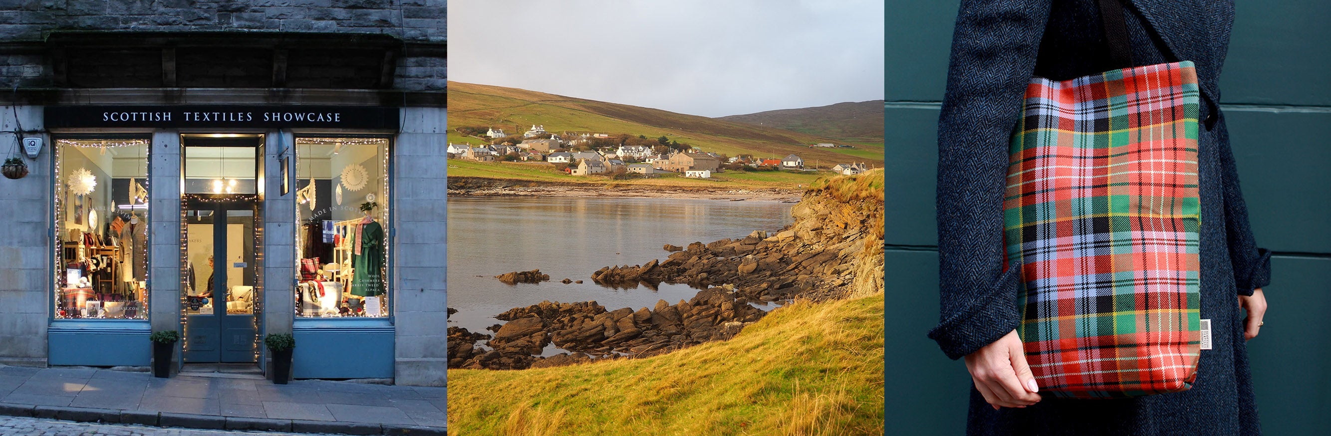 Made in Scotland, quality Scottish blankets, tweed coats, accessories ...